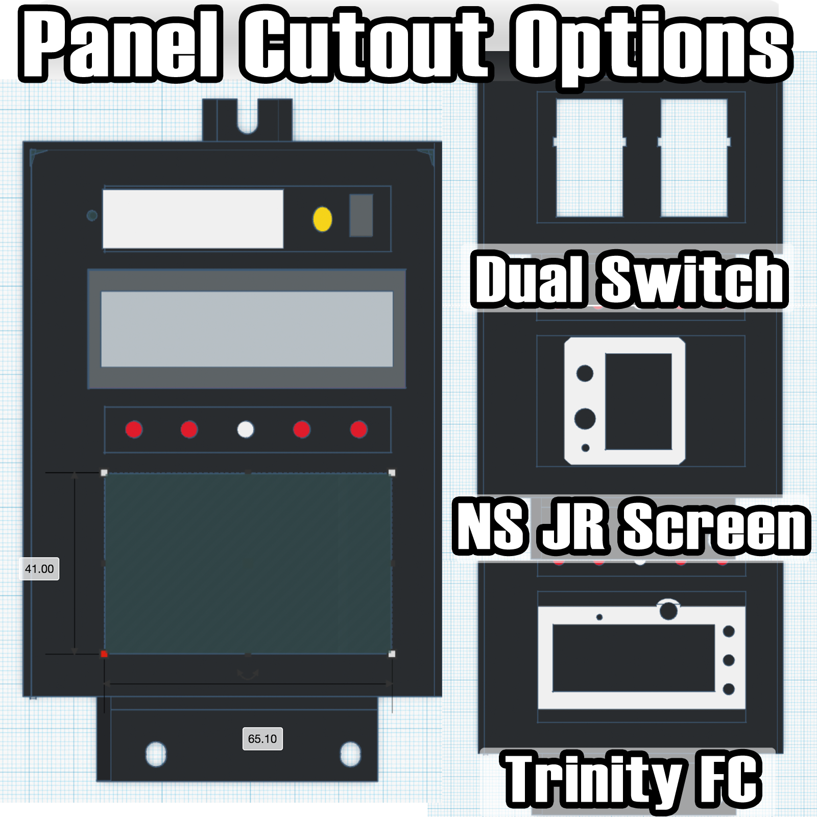 REM Clock Bottom Cutout Options grid – NickInTimeDesign
